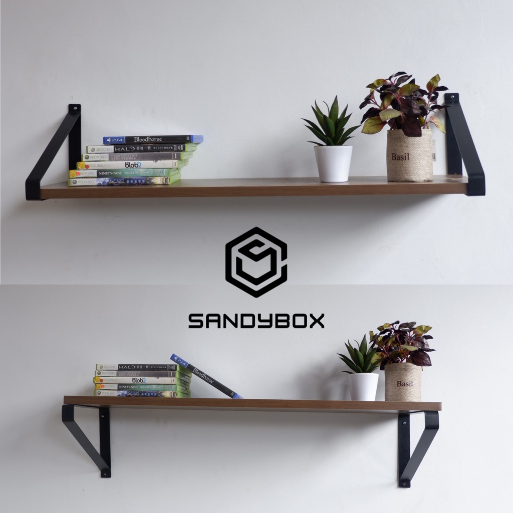 Jual rak dinding, decorasi industrial lebar 20cm | Shopee Indonesia