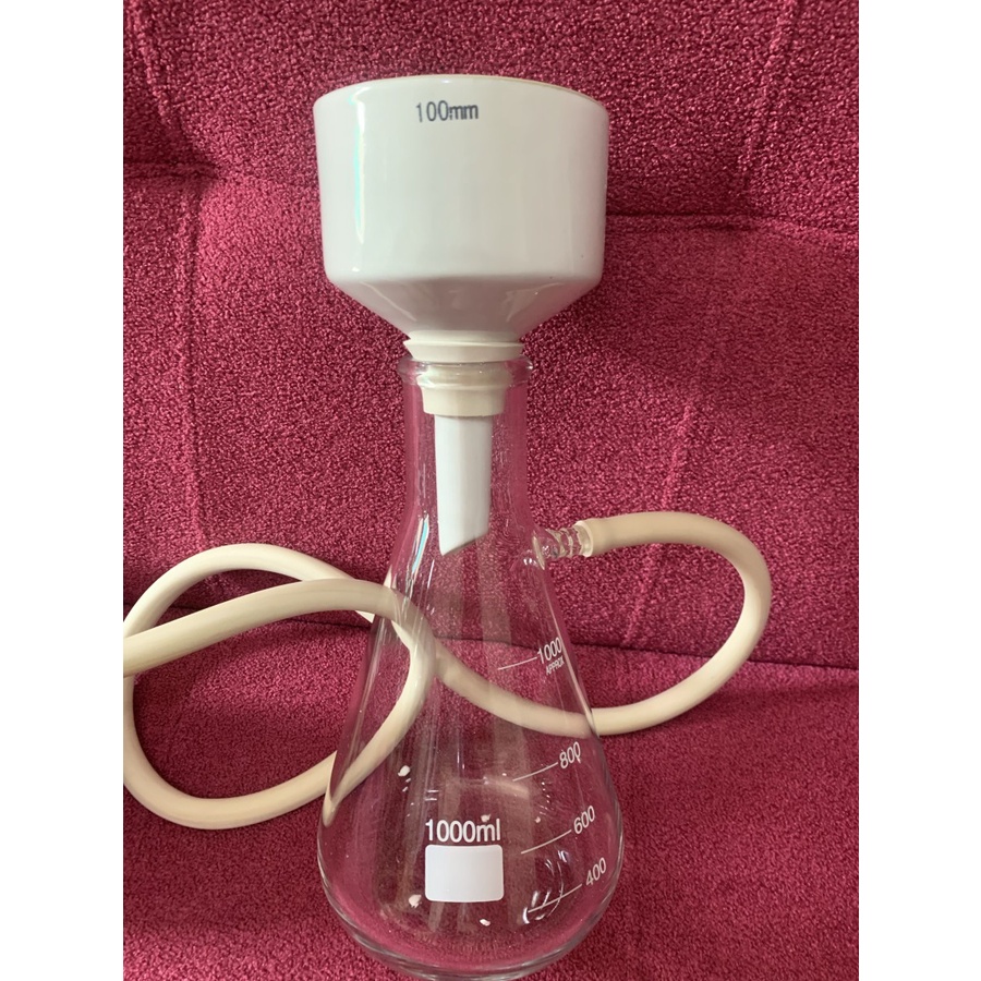 Jual Set Laboratory Buchner Filter Funnel kit Filtration 1000ml & 100mm ...