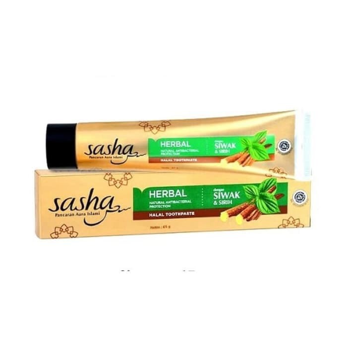 Jual Sasha siwak toothpaste anti bacterial 65 gr / siwak & sirih ...