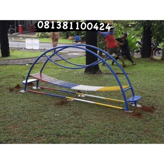 Jual mainan edukasi anak jembatan goyang jembatan rantai mainan ape ...