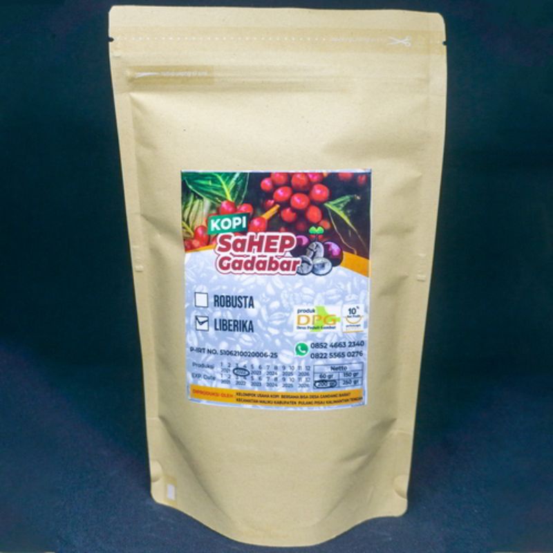 Jual Kopi Liberika dan Robusta Khas Kalimantan 200 gr | Shopee Indonesia