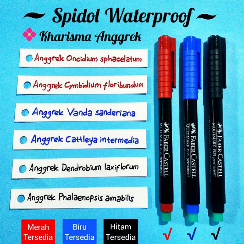 Jual Spidol Bolpoin Pena Waterproof dengan tinta tahan air untuk ...