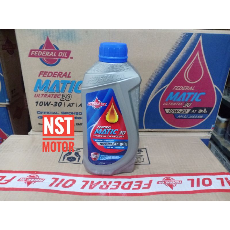 Jual Oli Federal Matic Flick Biru SAE 10W 30 Oli Motor Matic Asli ...