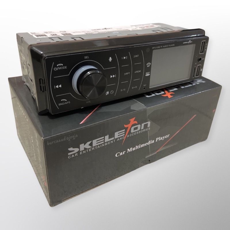 Jual Single Din Skeleton SKT 1701 Tape Mobil USB Bluetooth Layar Besar ...