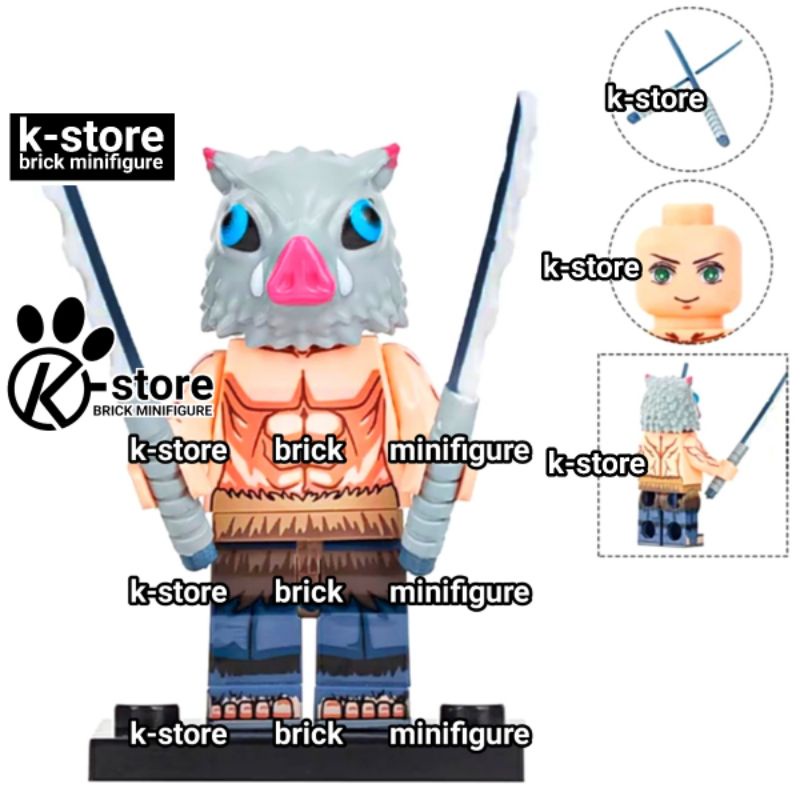 Jual lego demon slayer kimetsu no yaiba the movie mugen train inosuke ...