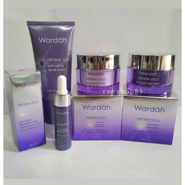Wardah Renew You Anti Aging Series | Wardah Paket Renew You | Skincare ... Wardah Renew You Anti Aging Series | Wardah Paket Renew You | Skincare ...