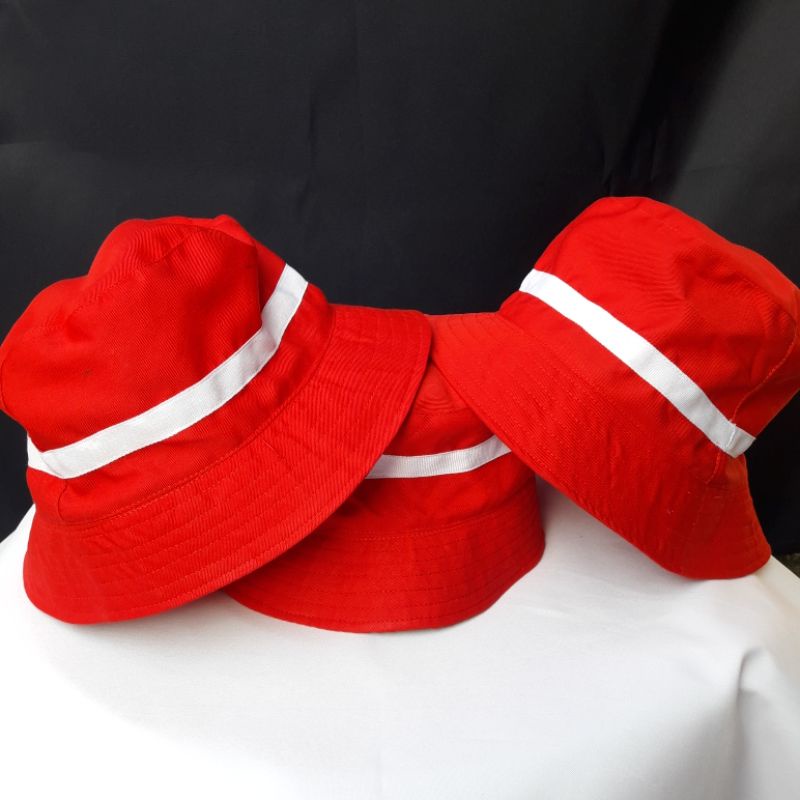 Jual Topi Bucket Hat Merdeka Unisex - Merah Putih | Shopee Indonesia