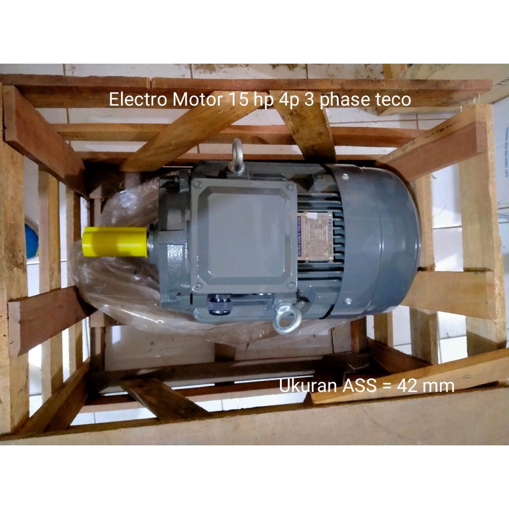 Jual TECO Dinamo Listrik Electric Motor Elektro Motor 7.5HP 4P 3 Phase | Shopee Indonesia