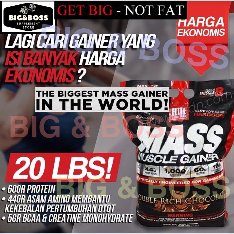 Jual ELITELABS MASS MUSCLE GAINER 2 LBS REPACK | Shopee Indonesia