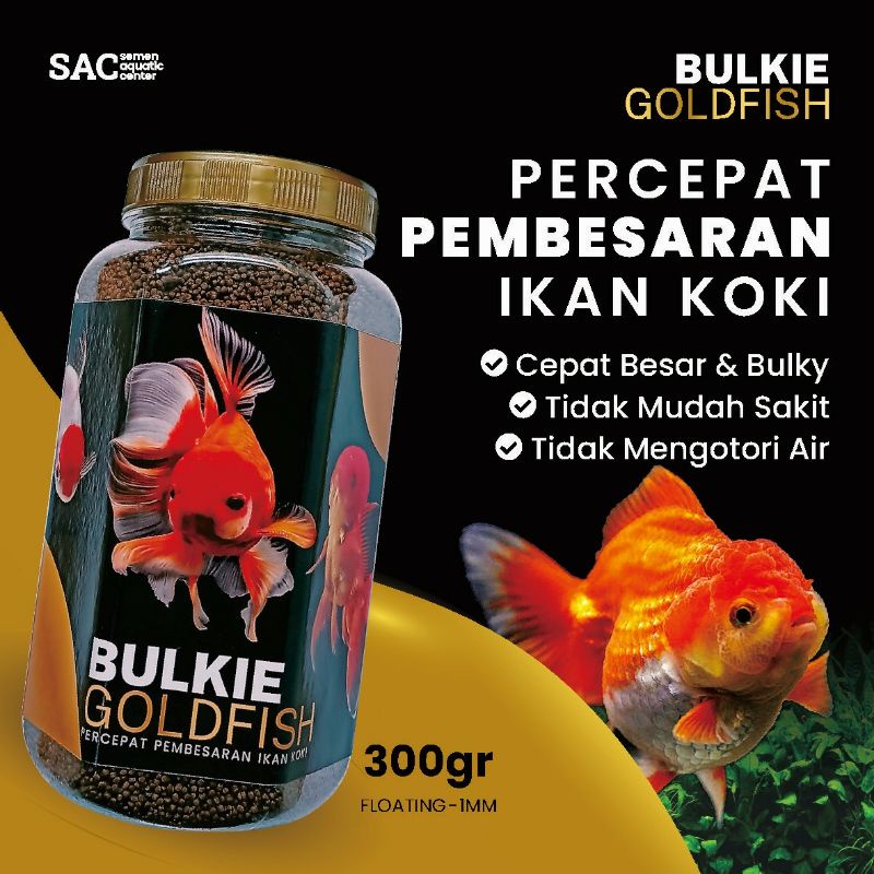 Jual Pakan Premium ikan Koki Bulkie Gold Fish untuk Pembesaran Growth 300gr 500gr | Shopee Indonesia