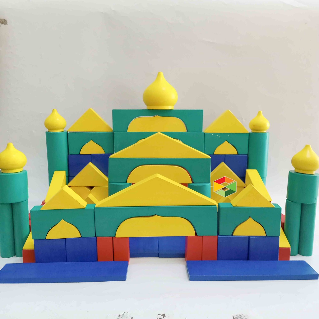 Jual Balok Masjid Warna Mindi Pinus Unit Balok Khusus Kubah 104 Pcs ...