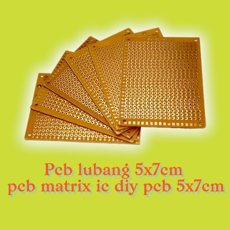 Jual Pcb lubang 5x7cm matrix pcb diy 5x7cm | Shopee Indonesia