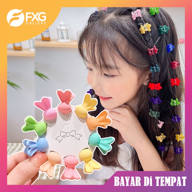 Jual FXG Jepit Rambut Mini Doff Set 10Pcs Lucu Wanita Anak & Dewasa ...