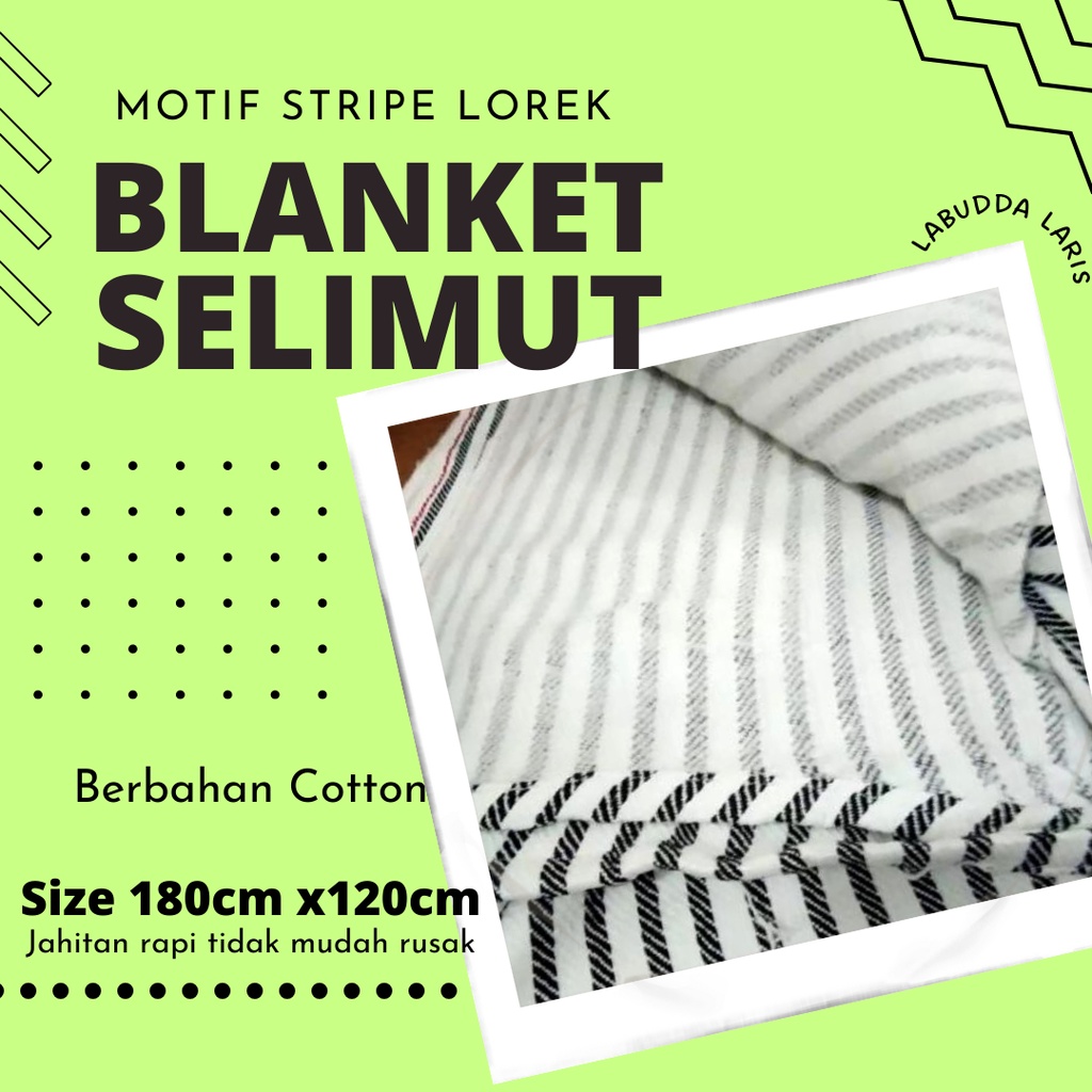 Jual Selimut Rumah Sakit blanker Slimut Motif Stripe Garis Lorek Kain ...