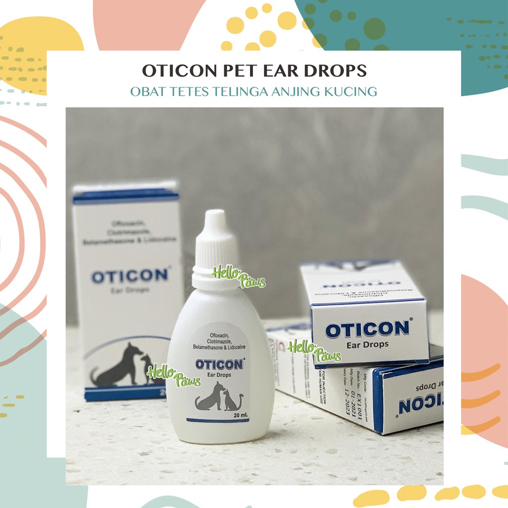 Jual Oticon Pet Ear Drop - Obat Tetes Telinga Anjing Kucing Ear Mites ...