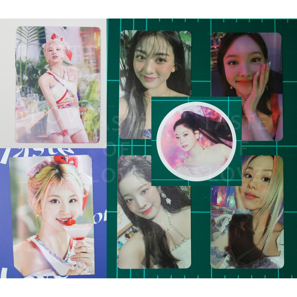 Jual TWICE TASTE OF LOVE PHOTOCARD OFFICIAL | Shopee Indonesia
