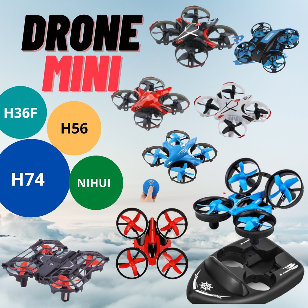 Jual Drone Mini Murah JJRC H36F H36 F H56 H74 H102 RH821 NIHUI Terzetto ...