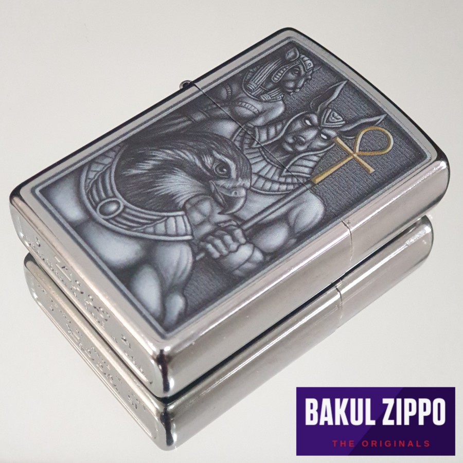 Jual 49406 ORIGINAL ZIPPO EGYPTIAN GODS DESIGN | Shopee Indonesia