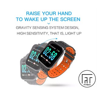 Jual Fitech A6 Smart Watch Fitness Tracker Bluetooth Smartwatch ...