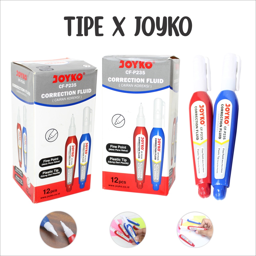 Jual Tipex kertas / correction tape / Tipex Joyko /Tipex Corection ...