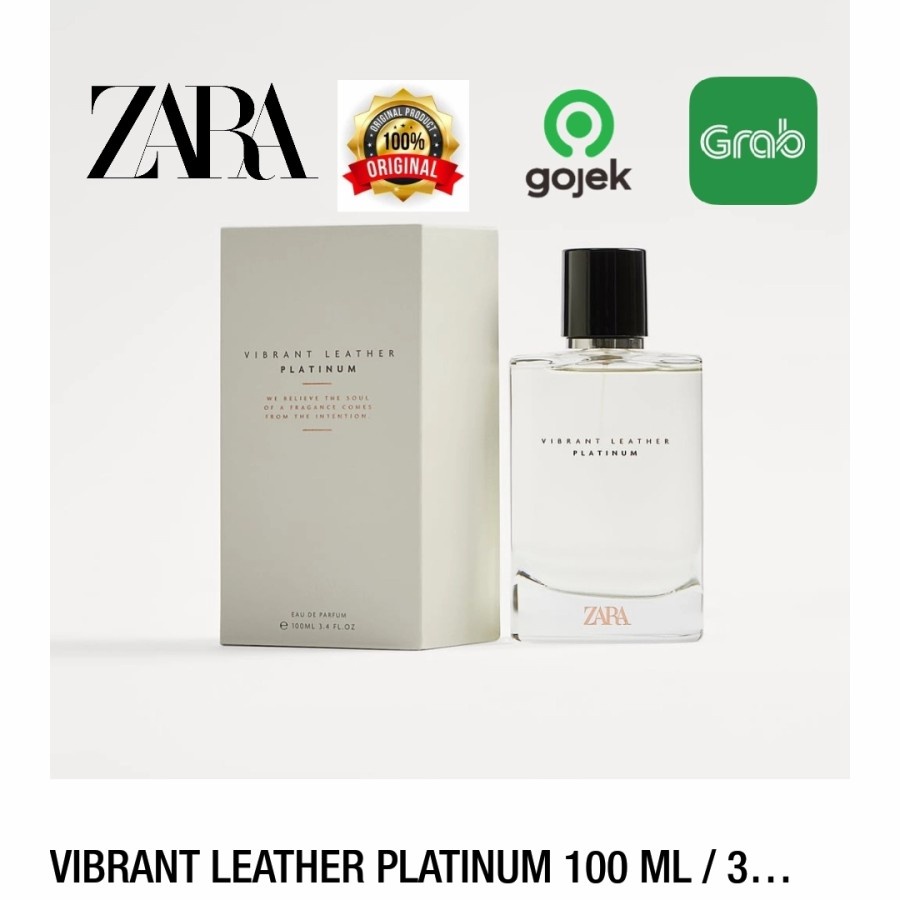 Jual ORIGINAL PERFUME ZARA VIBRANT LEATHER PLATINUM 100ML EDP | Shopee Indonesia