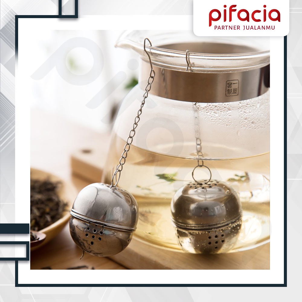 Jual Saringan Bola Teh Infuser Tea Penyaring Minuman Rempah Jamu ...