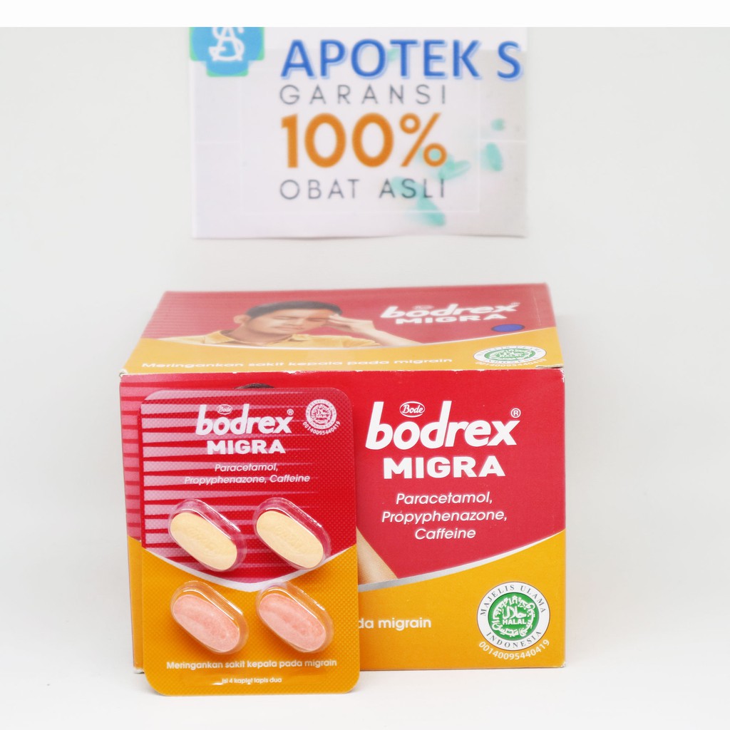 Jual Bodrex Migra-Strip isi 4 tab | Shopee Indonesia