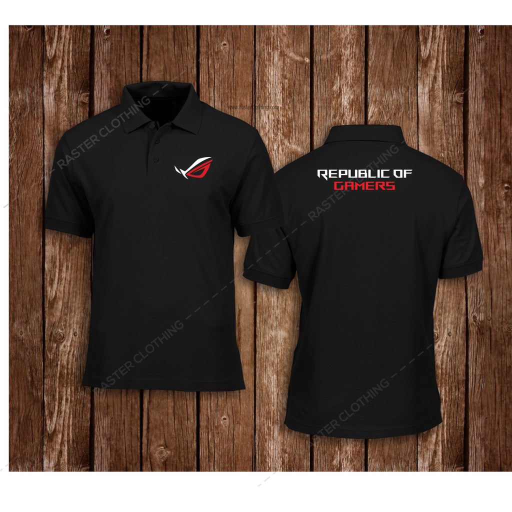 Jual Kaos Polo Shirt / Technology / Republic Of Gamers / ROG New ...
