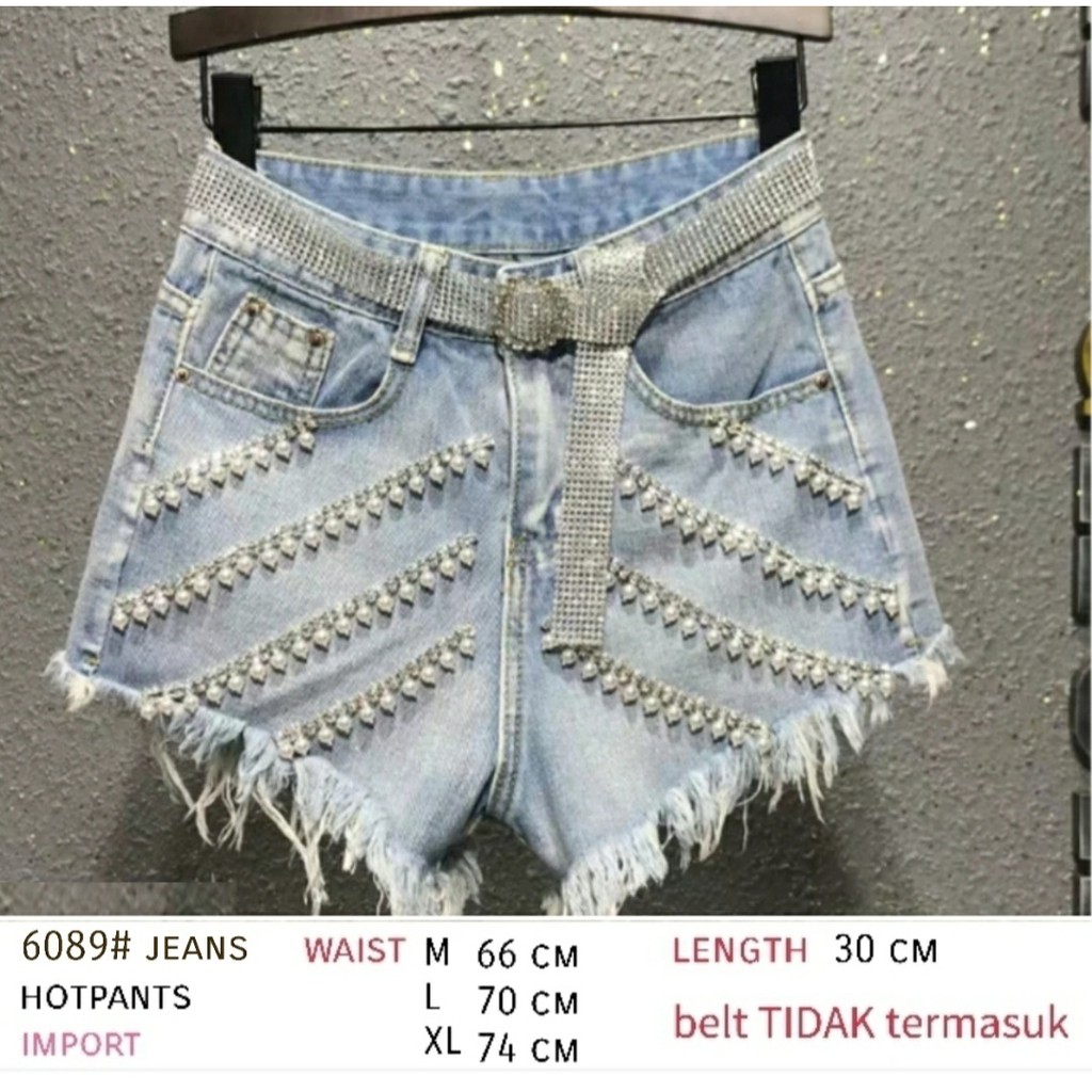 Jual JW Hotpants Piramid Jeans HP Tanpa Belt IMPORT | Shopee Indonesia