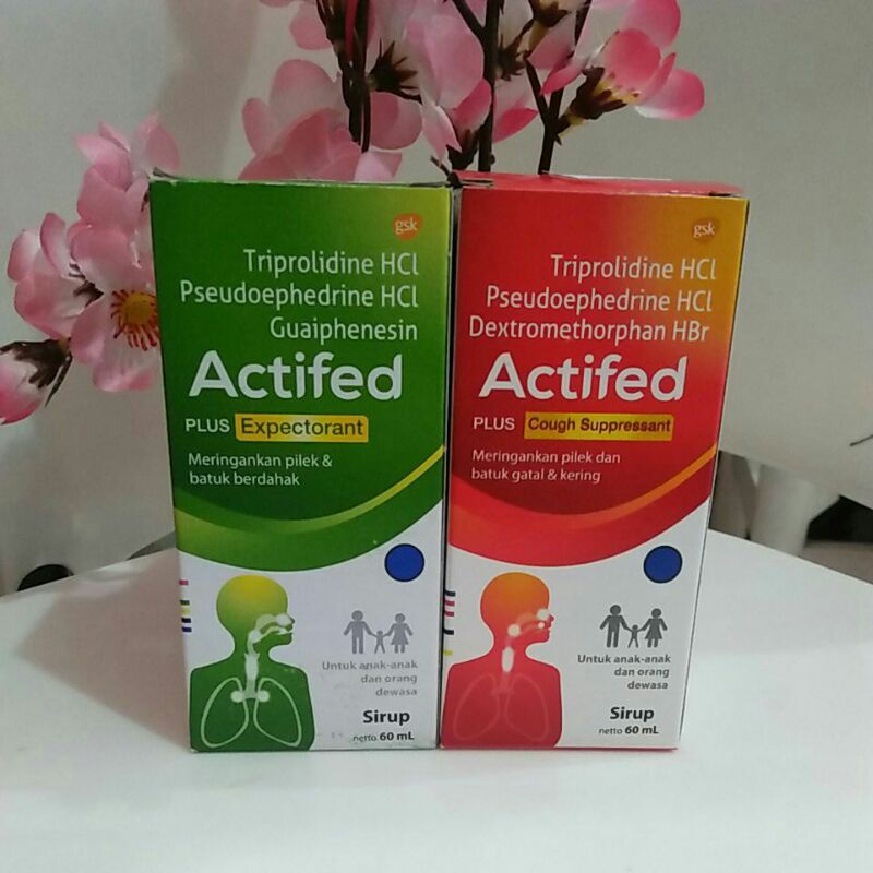 Jual Actifed Plus Syrup 60ml Expectorant dan Cough Suppressant | Shopee ...