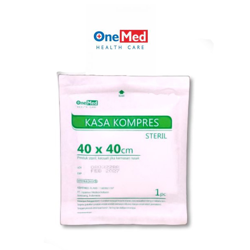 Jual Onemed Kasa Kompres Onemed Steril 40x40 Penutup Luka Perban ...