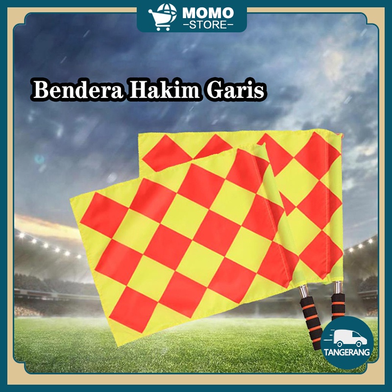 Jual 2PCS Bendera Wasit Sepak Bola/Football Linesman Flag/Soccer ...