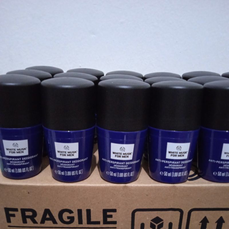 Jual white musk for men anti perspirant deodorant the body shop | Shopee Indonesia