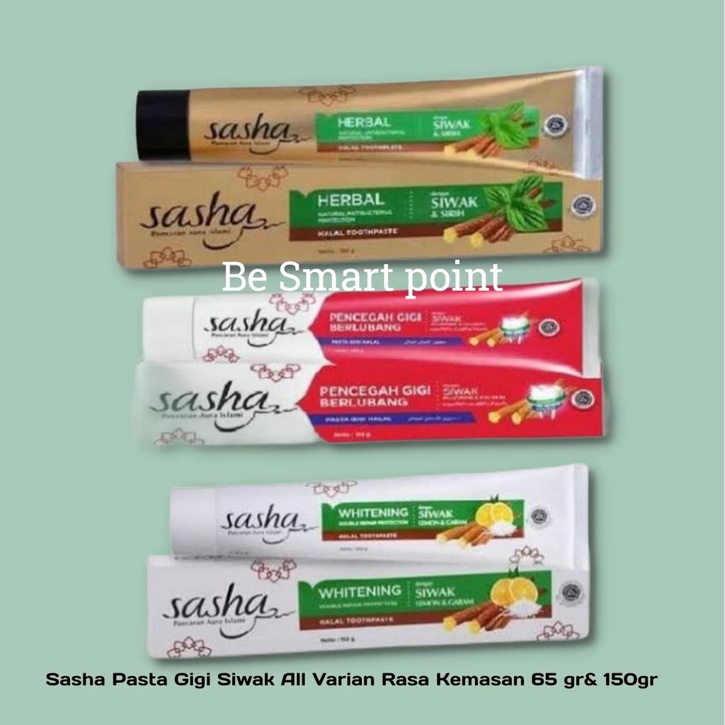 Jual Sasha Pasta Gigi Siwak 65gr/150gr | Shopee Indonesia