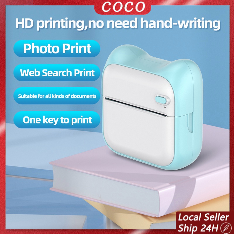 Jual Mini Thermal Printer Nirkabel Bluetooth Portabel Printer Gambar ...