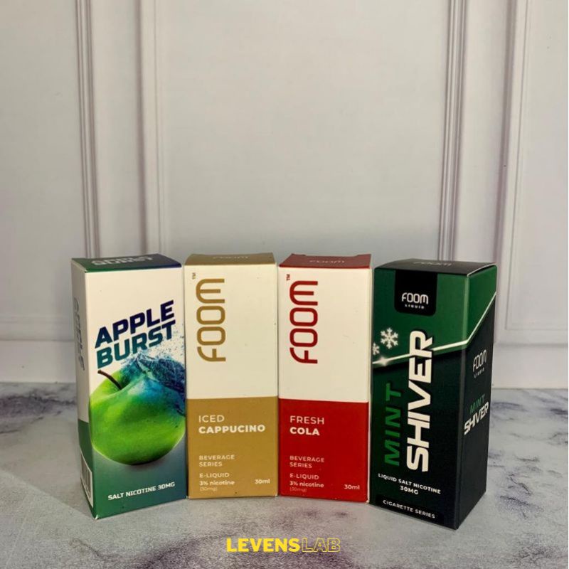 Jual Liquid Salt Nic FOOM Apple Burst | Iced Capuccino | Fresh Cola ...