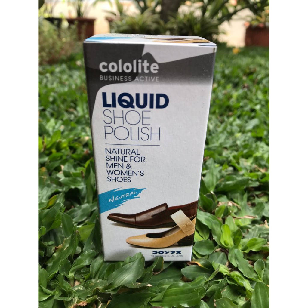Jual 100% ORIGINAL Cololite Liquid Shoe Polish Warna Netral 45 ML ...