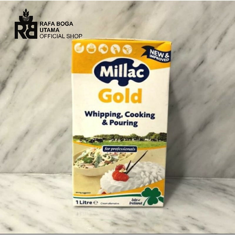 Jual Millac Gold 1liter Whipping Cream Cooking | Shopee Indonesia