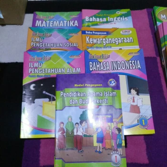 Jual termurah Paket 7 Buku Lembar Kerja Sekolah / LKS kelas 1 SD ...