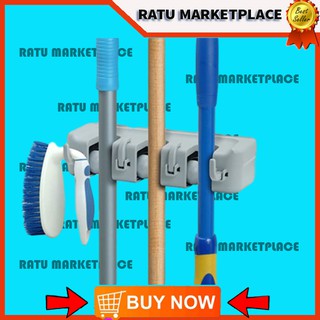Jual Gantungan Sapu Alat Pel Rak Sapu Perlengkapan Rumah Tangga holder ...