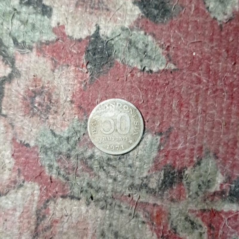 Jual uang koin 50 rupiah cendrawasi 1971 asli | Shopee Indonesia