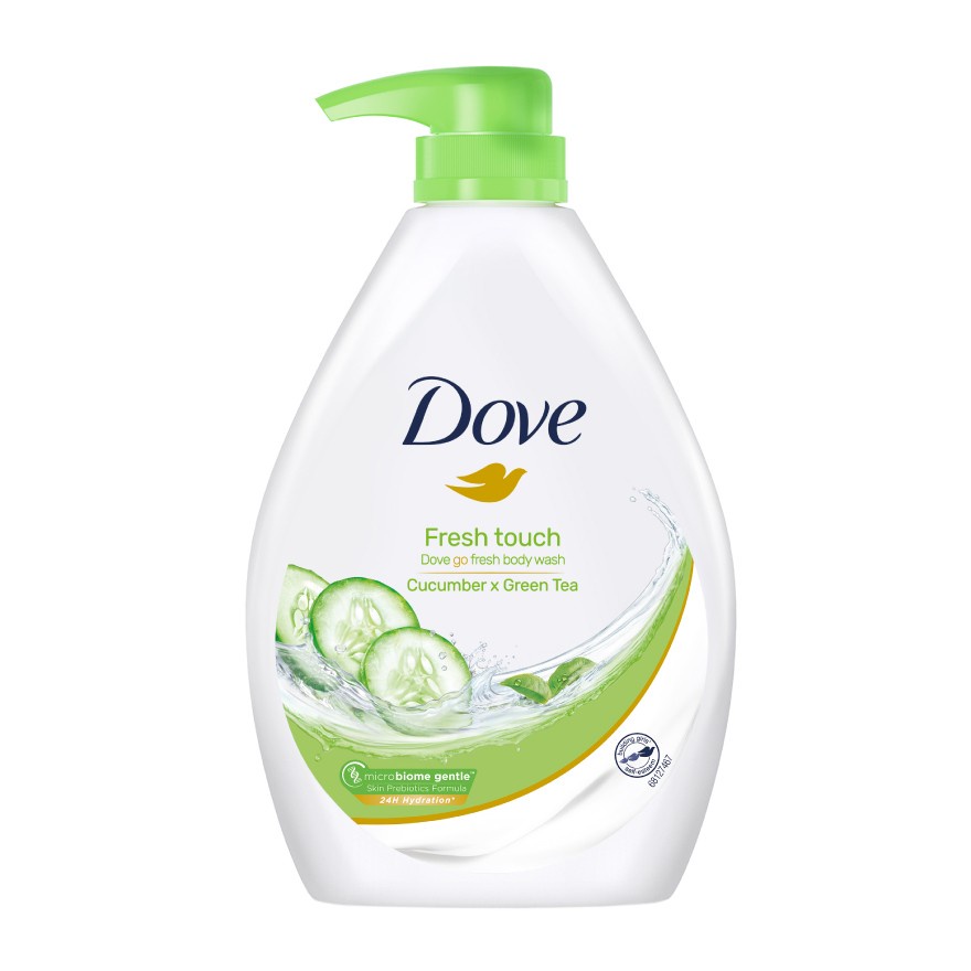Jual Dove Go Fresh Body Wash - CUCUMBER x GREEN TEA (1000ml) | Shopee ...
