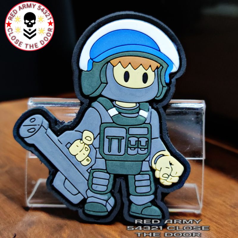 Jual Patch Rubber Logo Karet Karakter Army Tactical | Shopee Indonesia