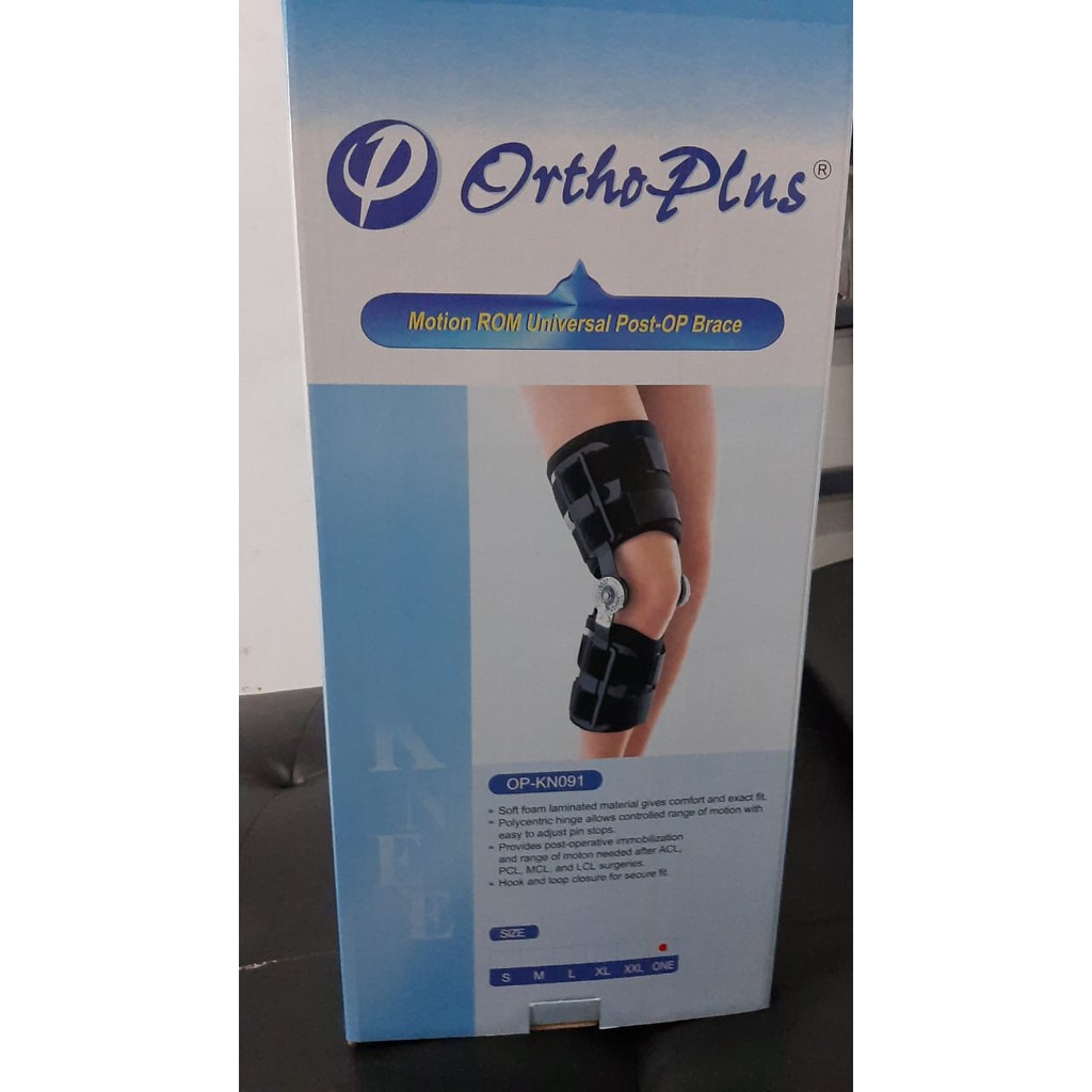 Jual OrthoPlus Motion ROM Post-OP Knee Brace DIJUAL CEPAT | Shopee ...