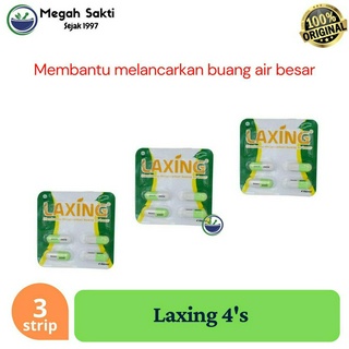 Jual Laxing 4 Kapsul - Obat Pencahar Sembelit Konstipasi 3 Strip ...