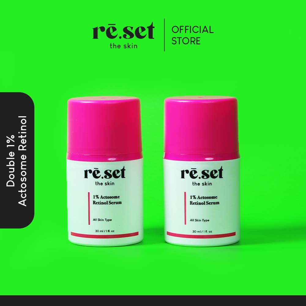 Jual RESET THE SKIN - [DOUBLE] 1% Actosome Retinol Serum - 30ml ...