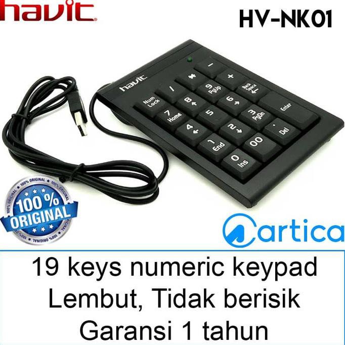 Jual Havit Hv-Nk01 Numeric Keypad Harga Diskon | Shopee Indonesia