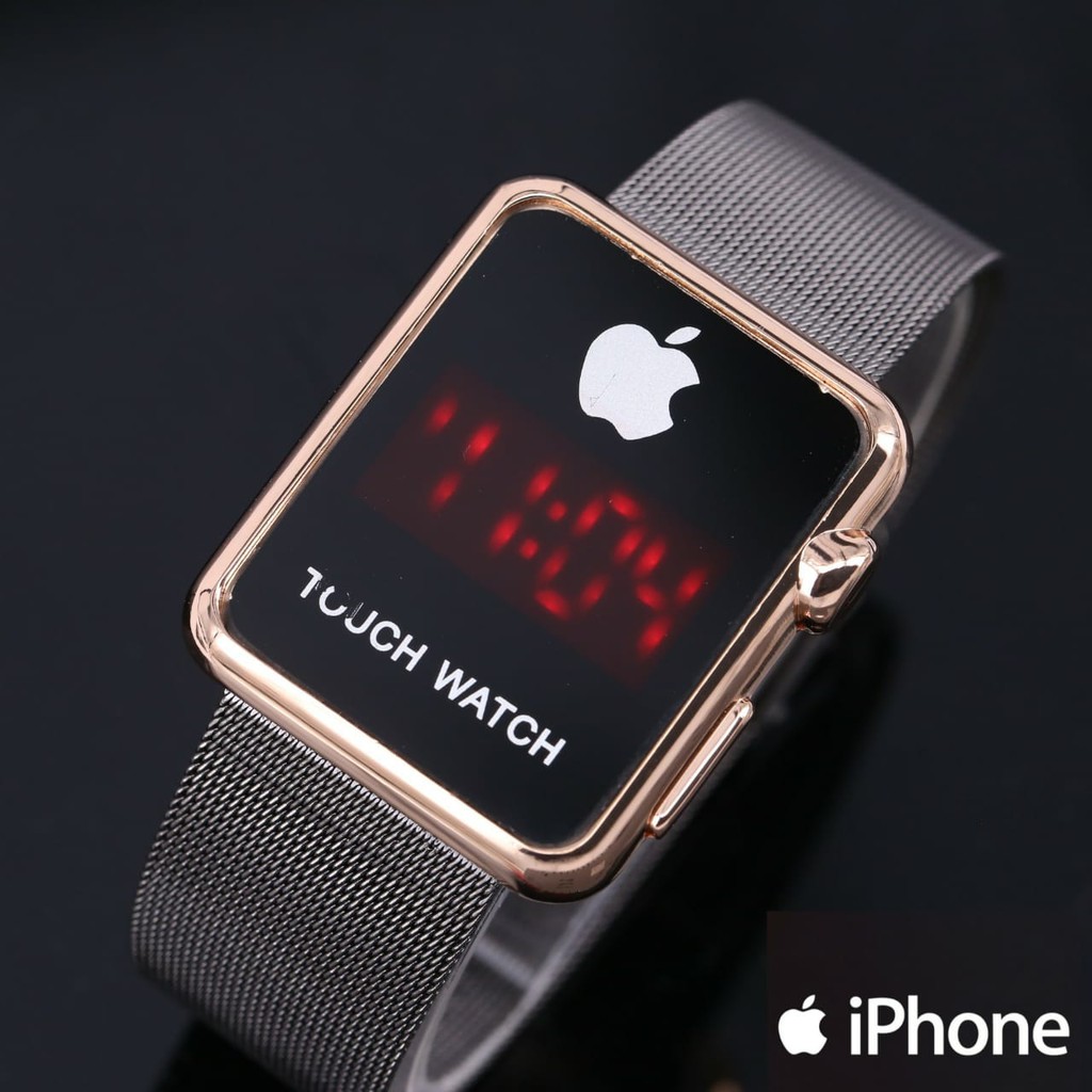 Jual Jam Tangan Digital IPHONE - Touch Screen - Tali Rantai Pasir ...