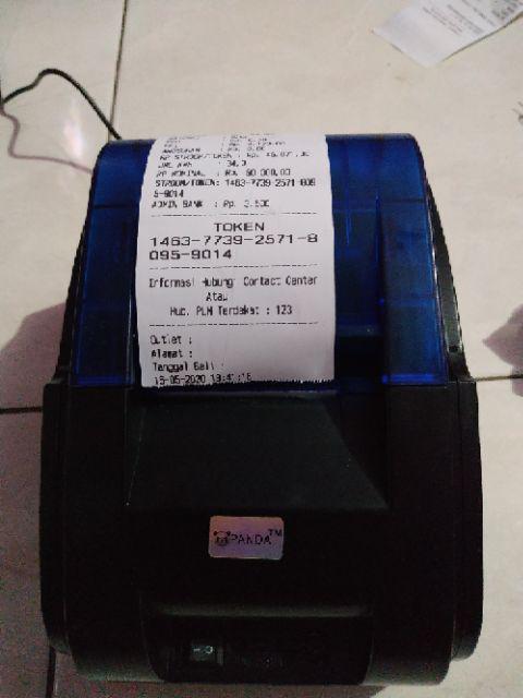 MINI PORTABLE/MOBILE RECIEPT POS PRINTER PANDA PRJ-58D 58MM KERTAS THERMAL KASIR/PPOB(USB ...