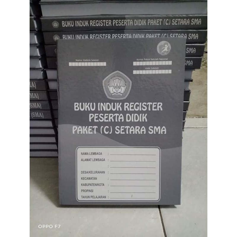 Jual Buku Induk Register peserta Didik Siswa paket C setara SMA terbaru ...